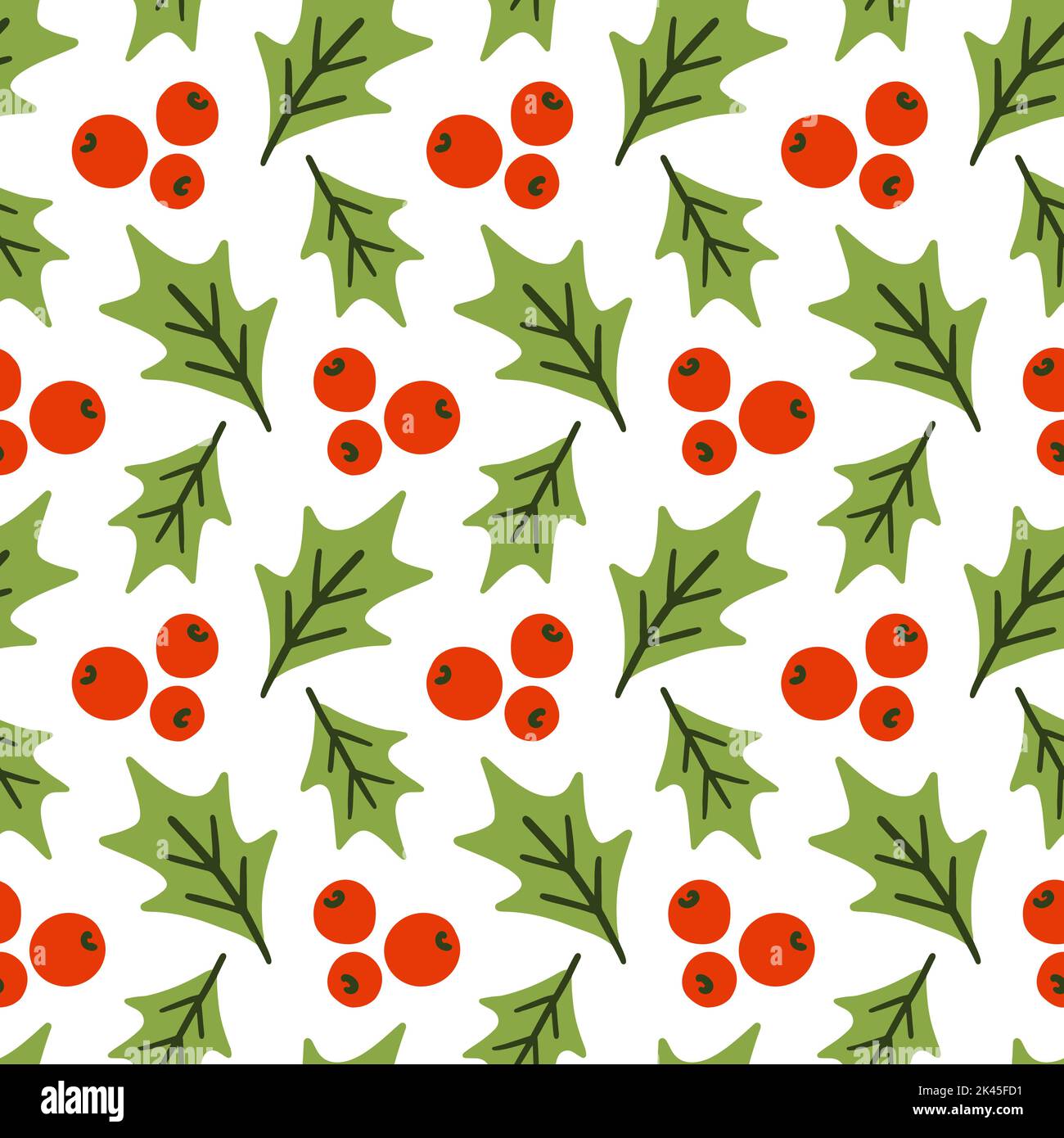 Holly tree Stock Vector Images - Alamy