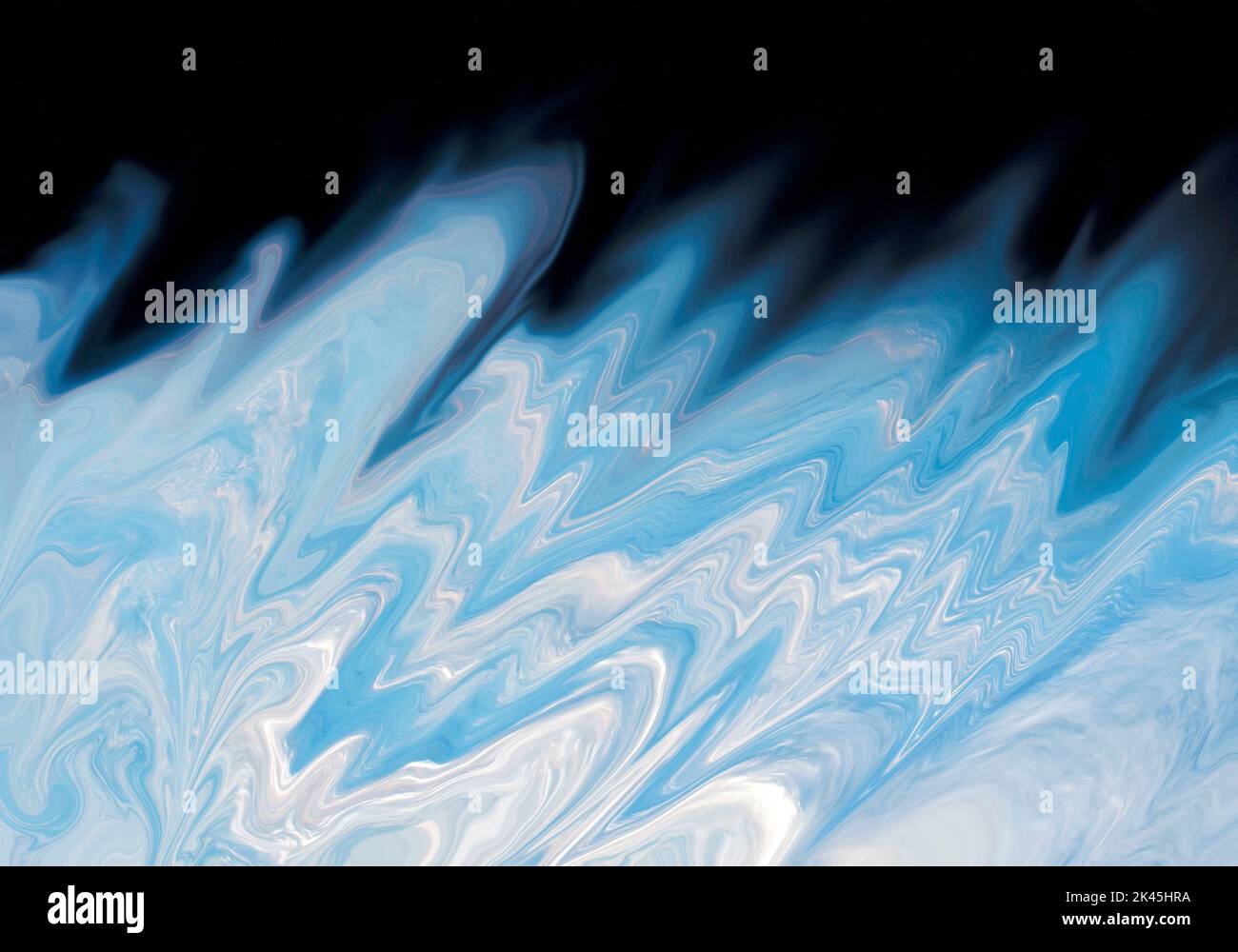Liquid fluid light blue flame marble abstract background texture or ...