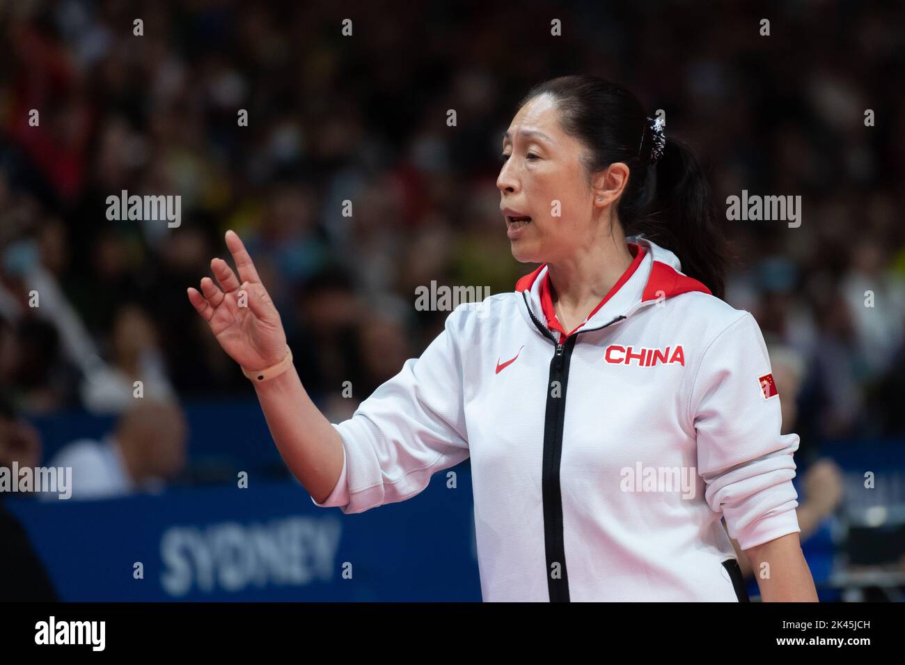 Sydney, Australia. September 30, 2022, Wei Zheng Head Coach of China ...