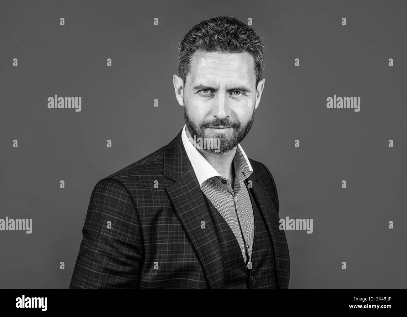 good looking man in fashionable business wear, charisma Stock Photo - Alamy