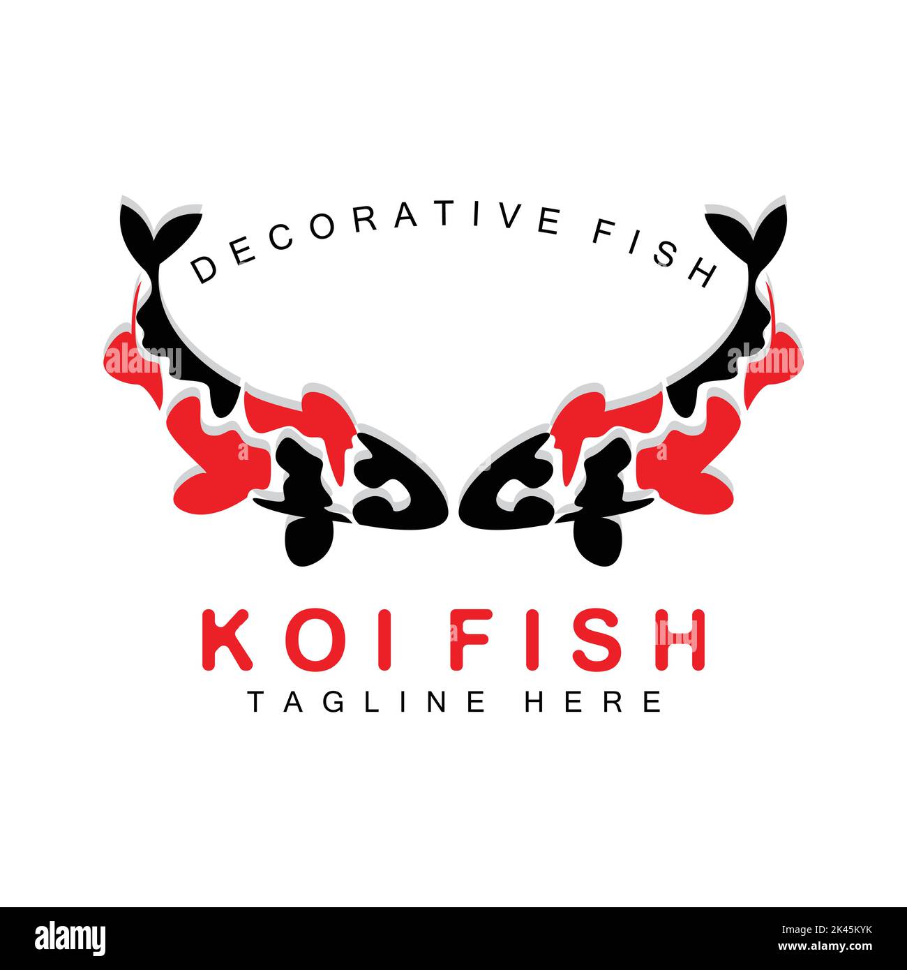 Koi business company logo hi-res stock photography and images - Alamy