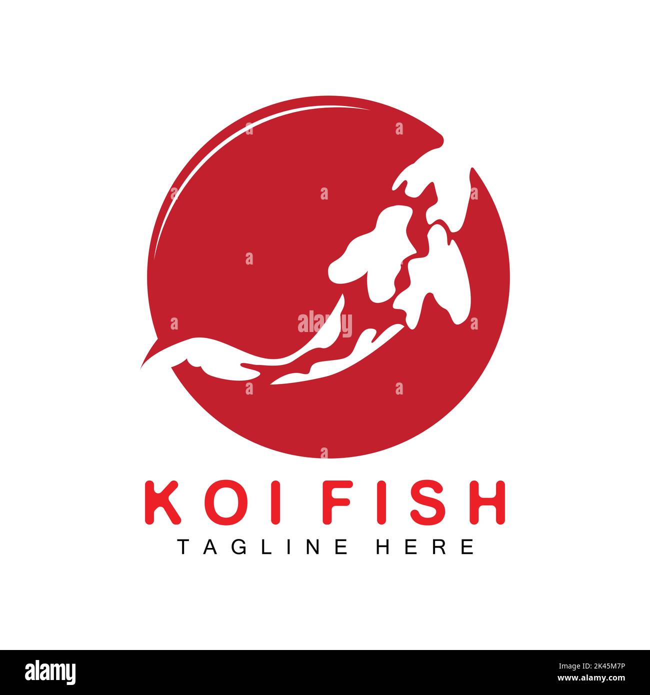 Koi Fish Logo Design, Chinese Lucky And Triumph Ornamental Fish Vector ... Koi Fish Logo Design, Chinese Lucky And Triumph Ornamental Fish Vector ...