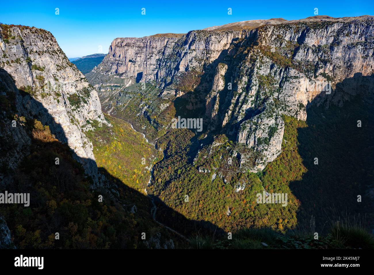 The Vikos Gorge, listed as the deepest gorge in the world by the ...