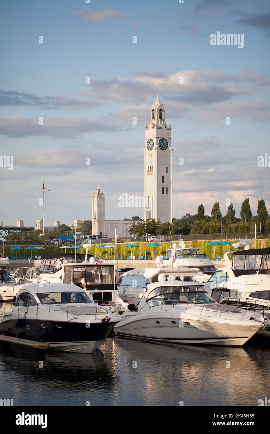 The Montreal Clock Tower, the Sailor's Memorial Clock Stock Photo - Alamy