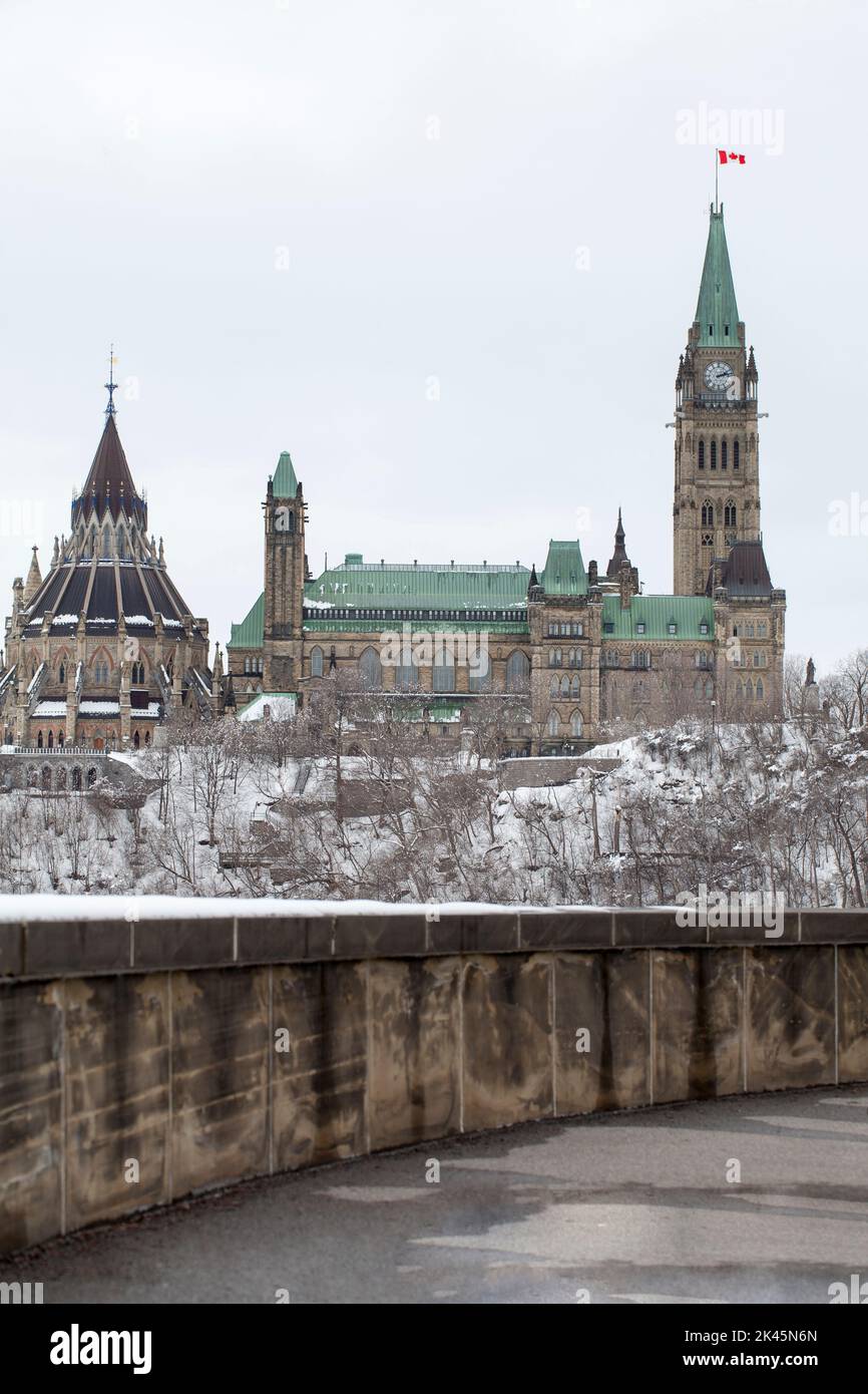 Canadian Parliament Winter