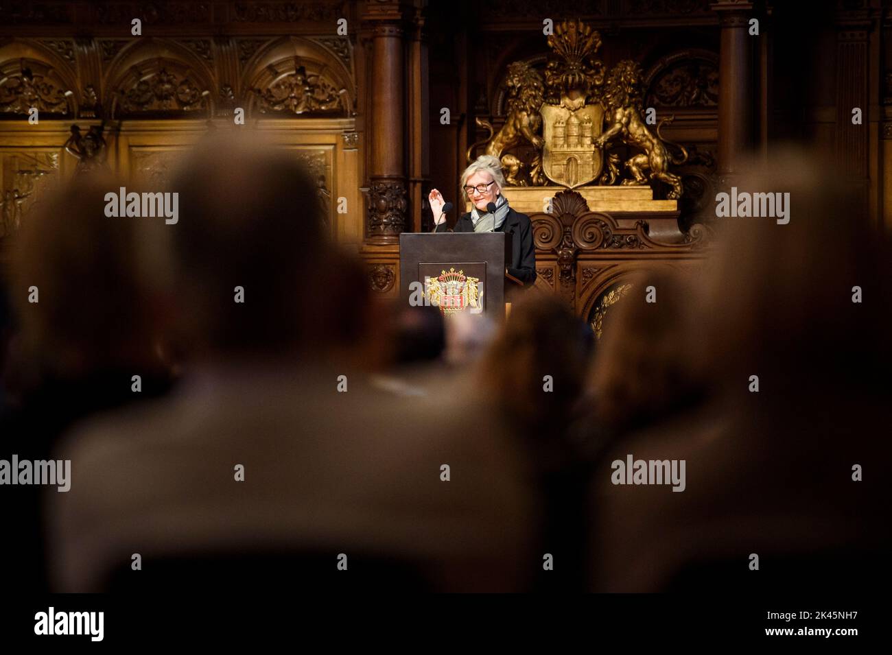 Hamburg, Germany. 30th Sep, 2022. Elizabeth Strout, writer and prize ...
