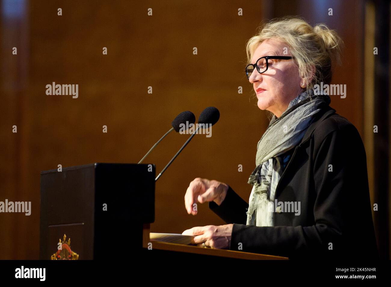 Hamburg, Germany. 30th Sep, 2022. Elizabeth Strout, writer and prize ...