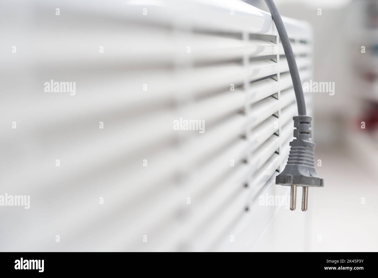 Saving resources and energy efficient concept. White and new radiator ...