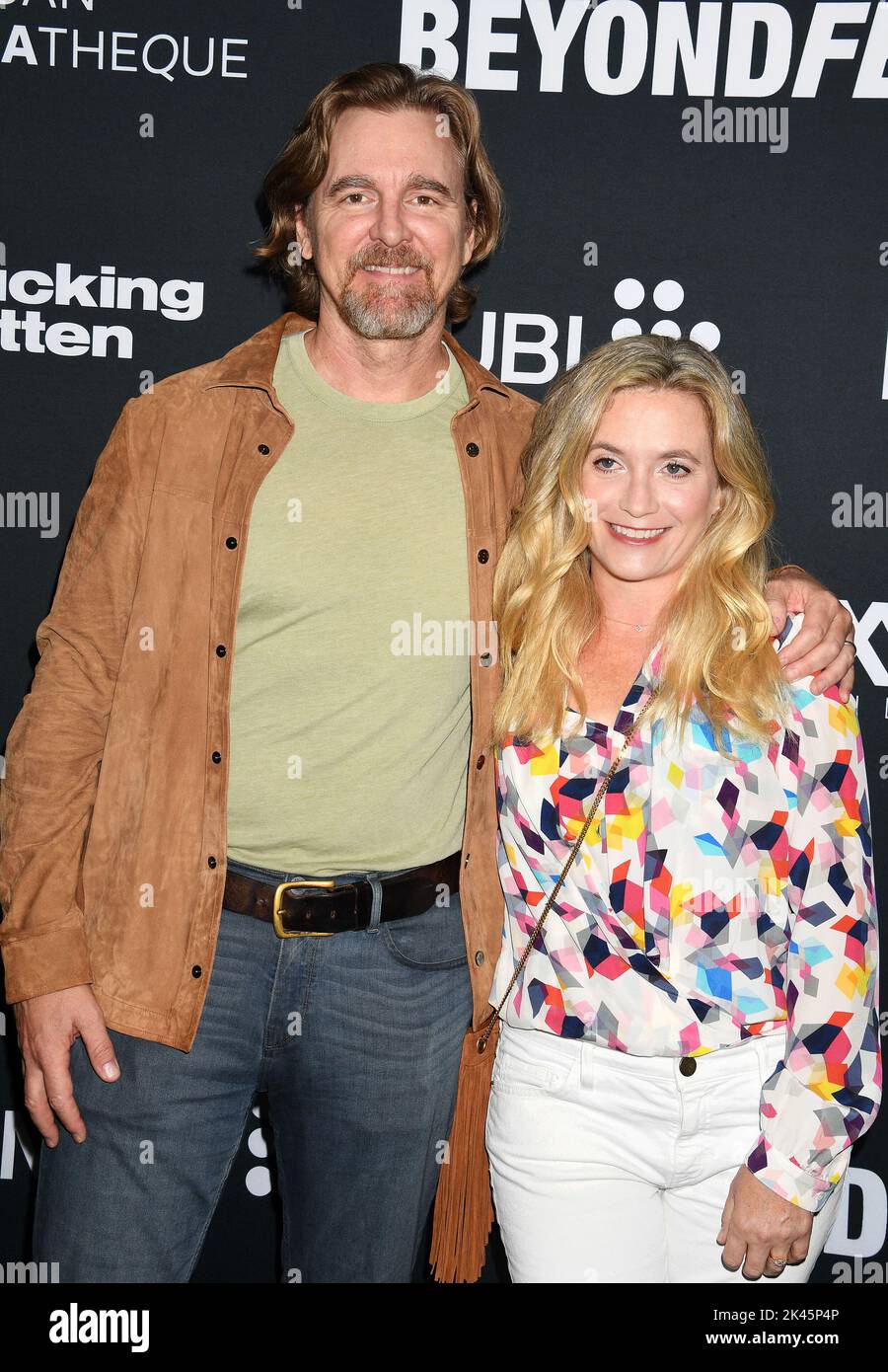 SANTA MONICA, CA - SEPTEMBER 29: (L-R) Chris Sheridan and Jenna Lamia attend the special ...