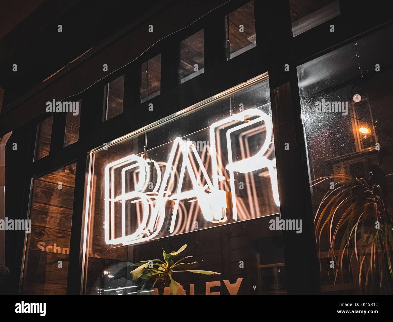 sign sign bar pub cafe eatery marketing business nightlife alcohol party Stock Photo - Alamy