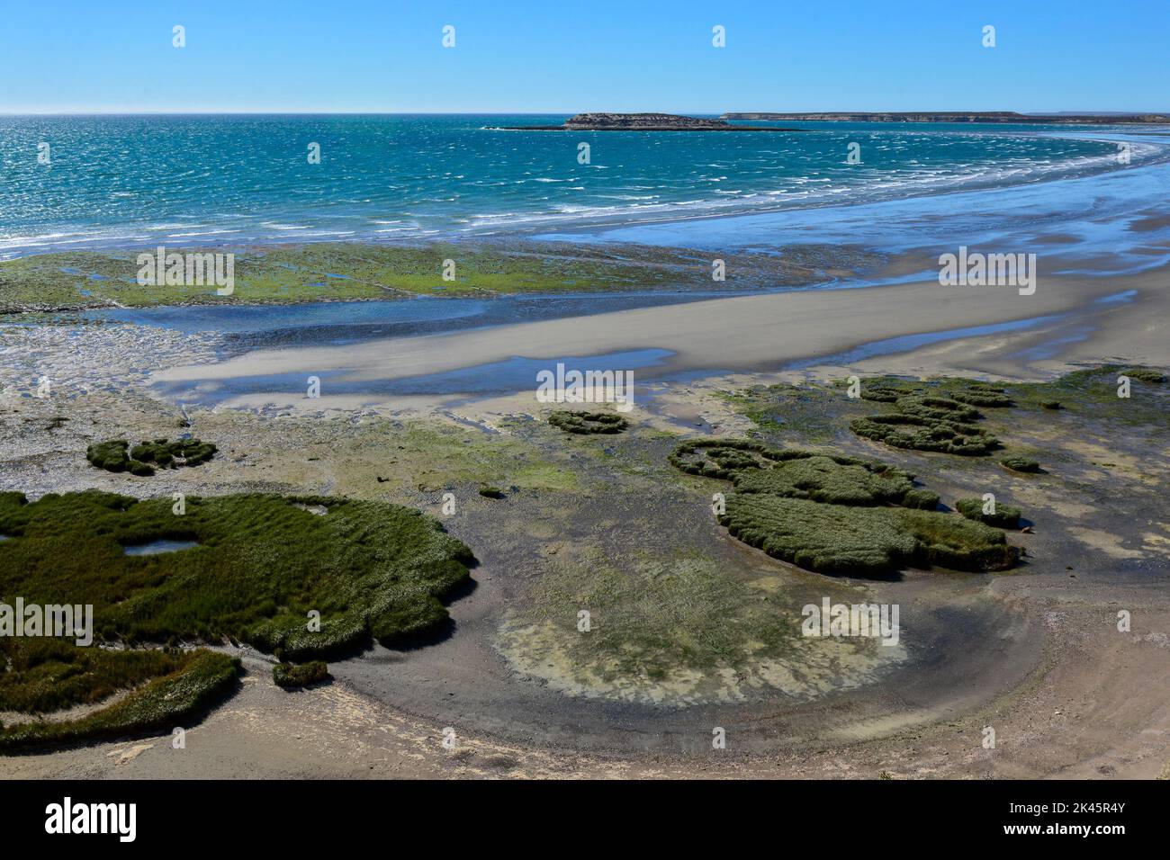 Caleta Valdes landescape, Peninsula Valdes chubut province Patagonia ...