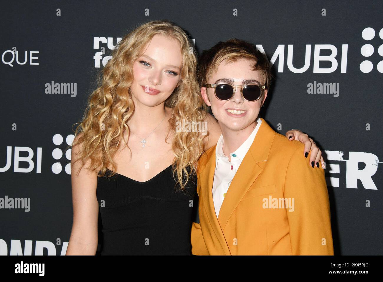 SANTA MONICA, CA - SEPTEMBER 29: (L-R) Amiah Miller and Elsie Fisher ...