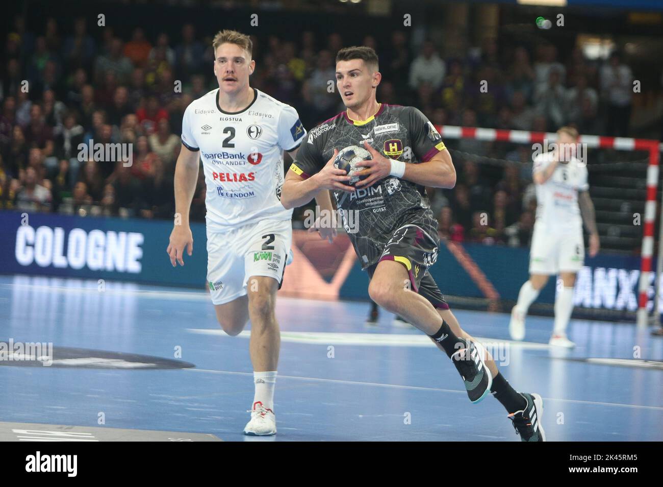 AYMERIC MINNE of HBC Nantes during the EHF Champions League Handball ...