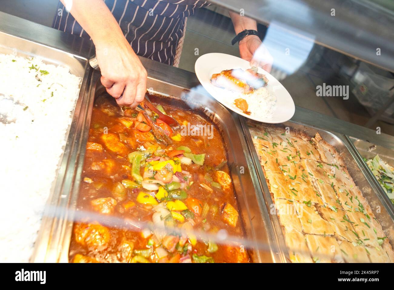 Staff canteen buffet hi-res stock photography and images - Alamy