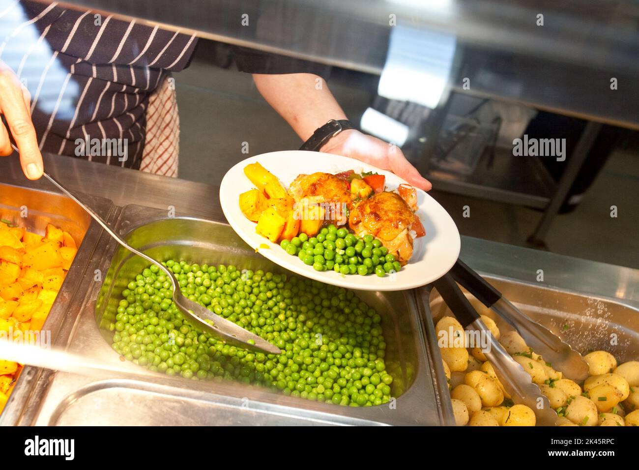 Staff canteen buffet hi-res stock photography and images - Alamy