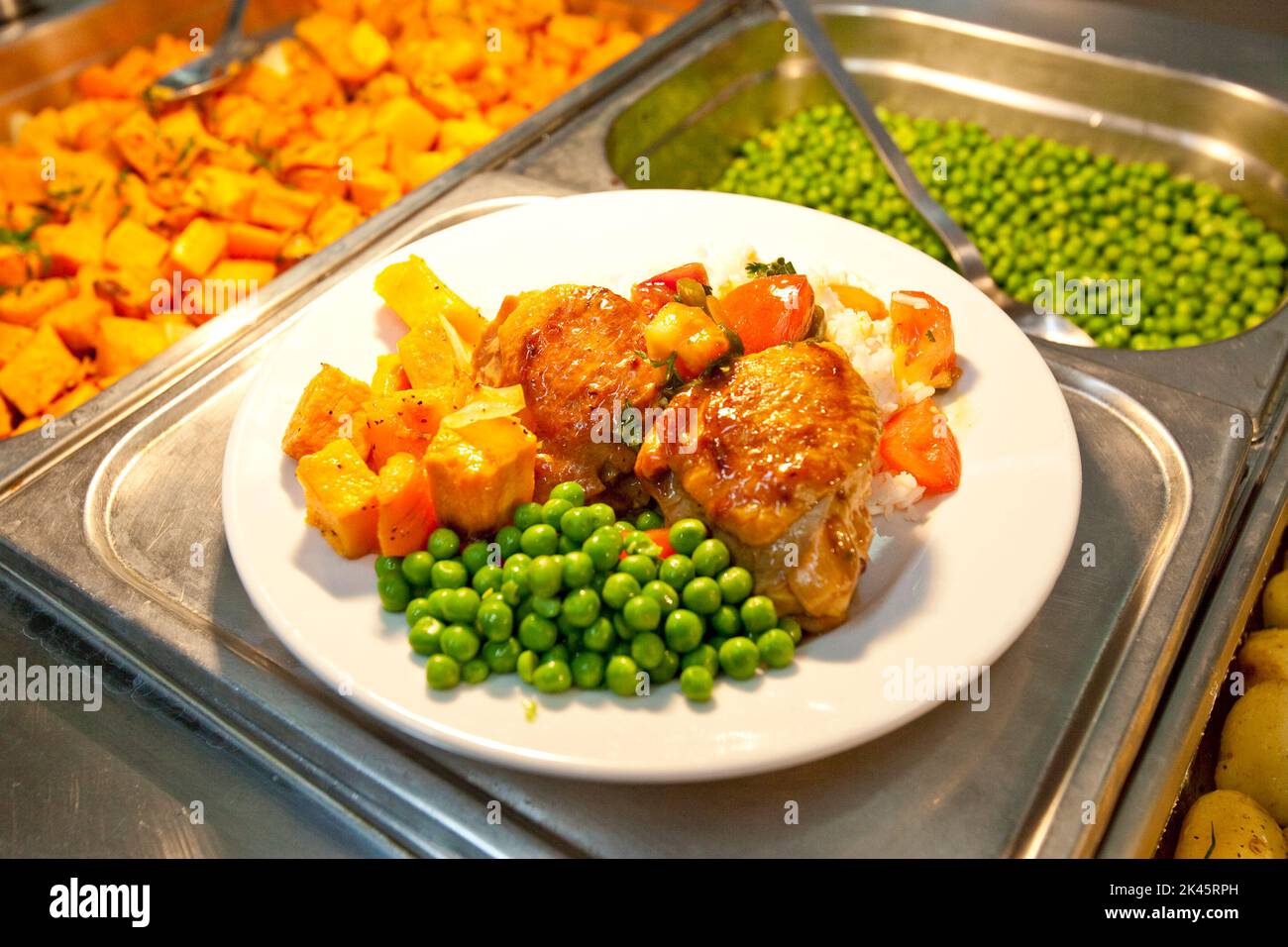 Staff canteen buffet hi-res stock photography and images - Alamy