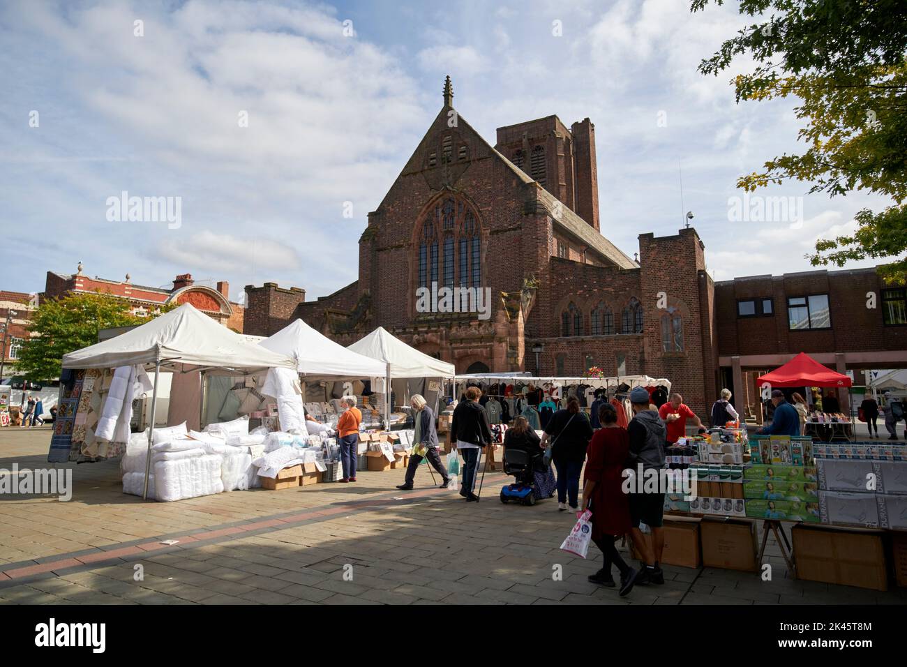 st helens church street market st helens town centre merseyside england ...