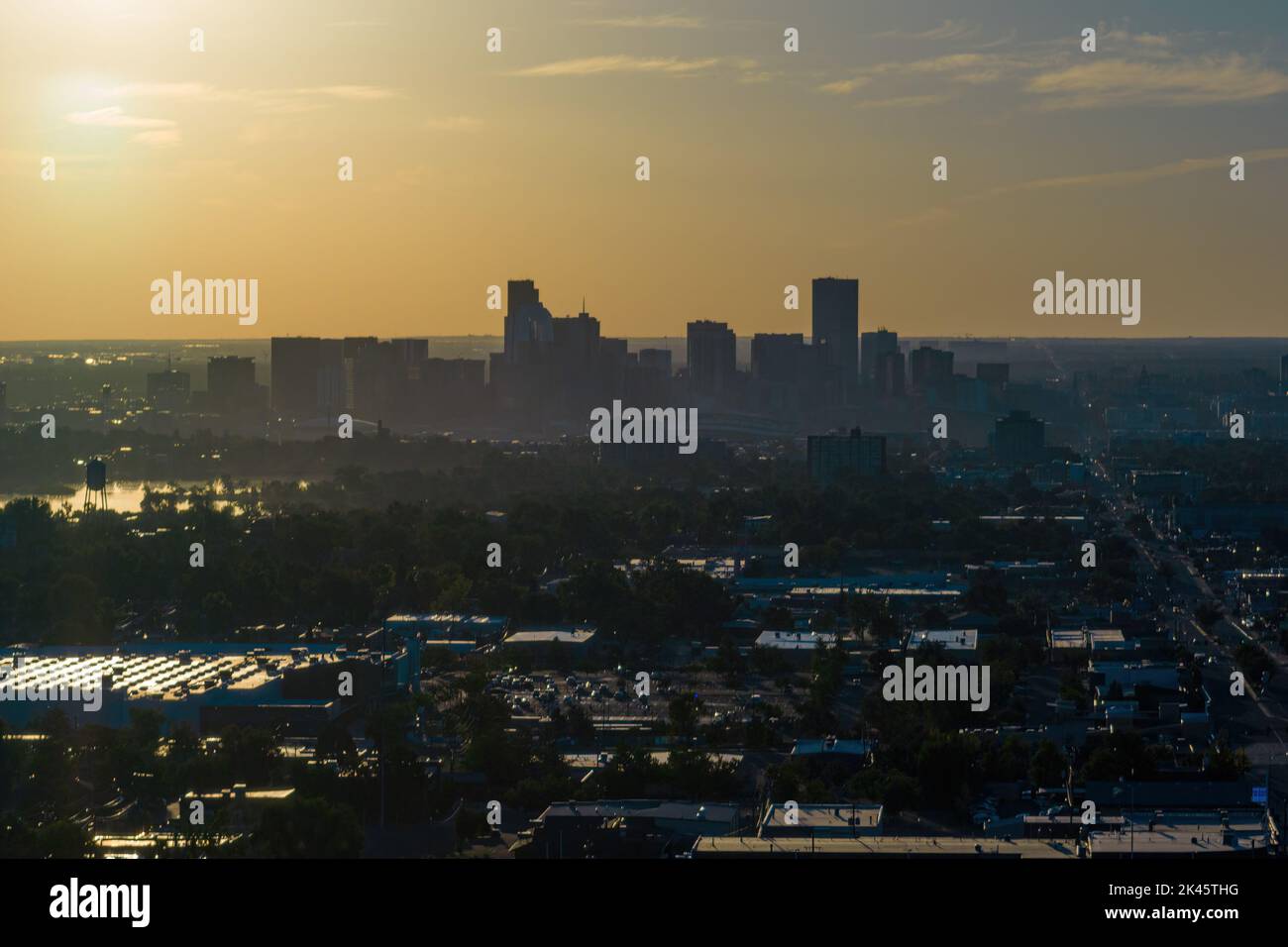 Denver skyline panorama hi-res stock photography and images - Alamy