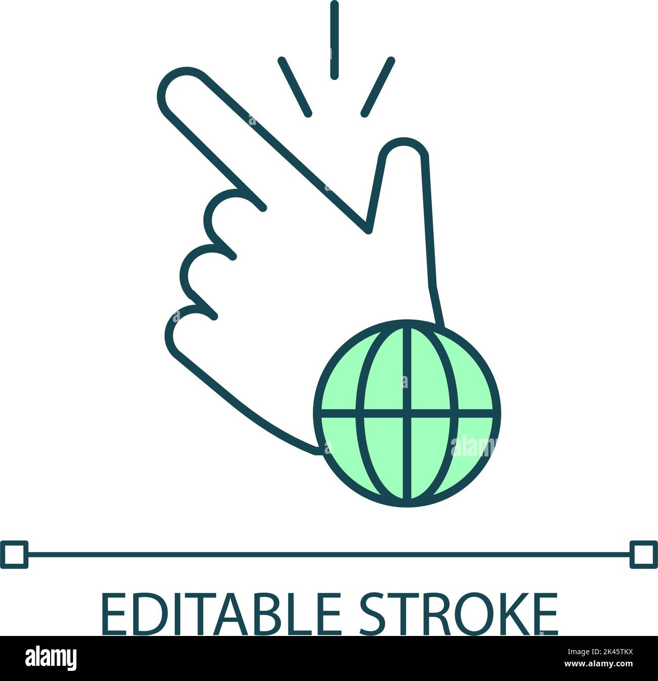 International connection RGB color icon Stock Vector Image & Art - Alamy