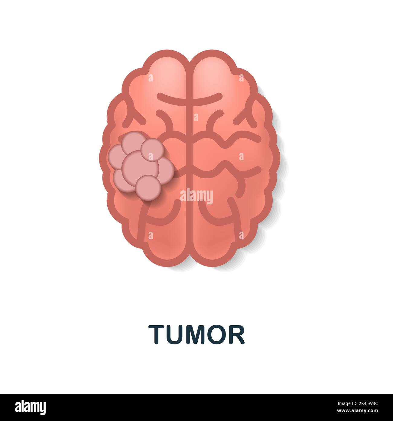 Tumor icon. 3d illustration from deseases collection. Creative Tumor 3d ...