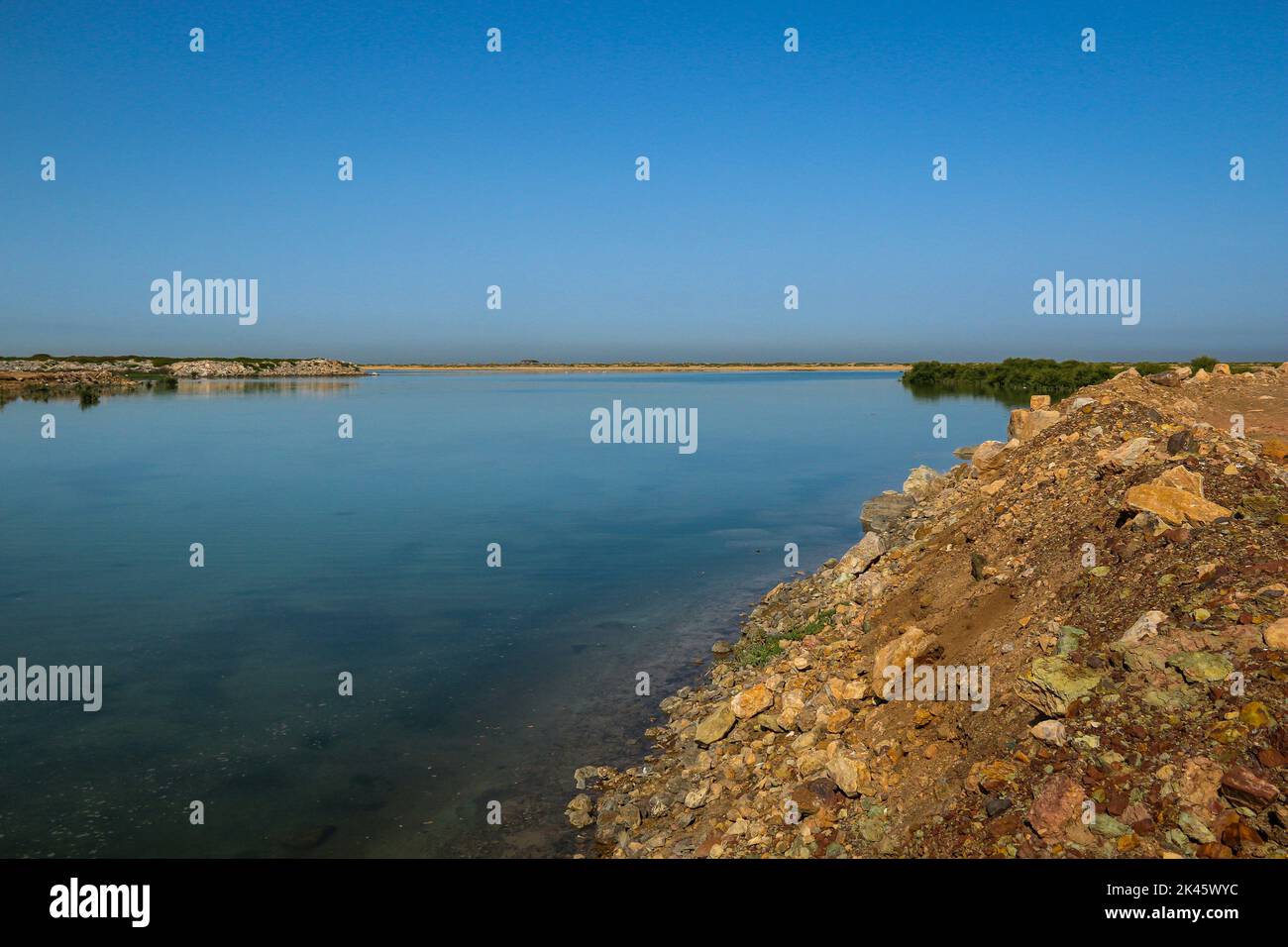 Beautiful backwaters from Umm Al Quwain Stock Photo - Alamy