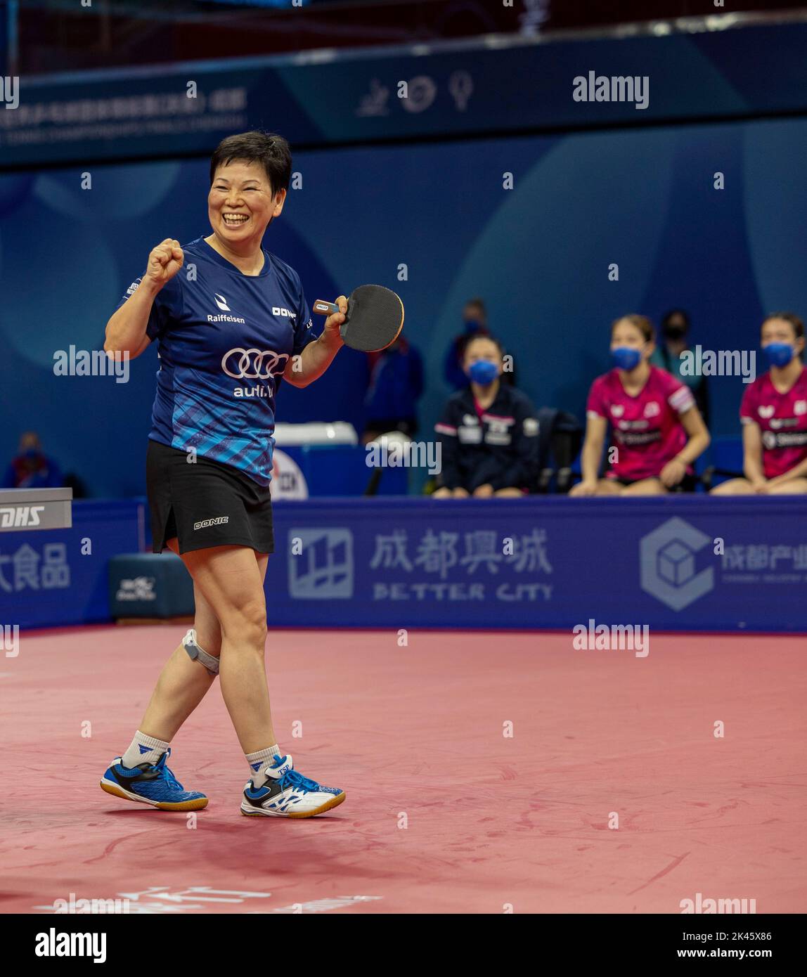 CHENGDU, CHINA - SEPTEMBER 30, 2022 - Ni Xia Lian of Luxembourg ...