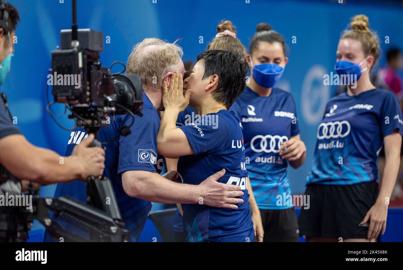 CHENGDU, CHINA - SEPTEMBER 30, 2022 - Ni Xia Lian of Luxembourg ...