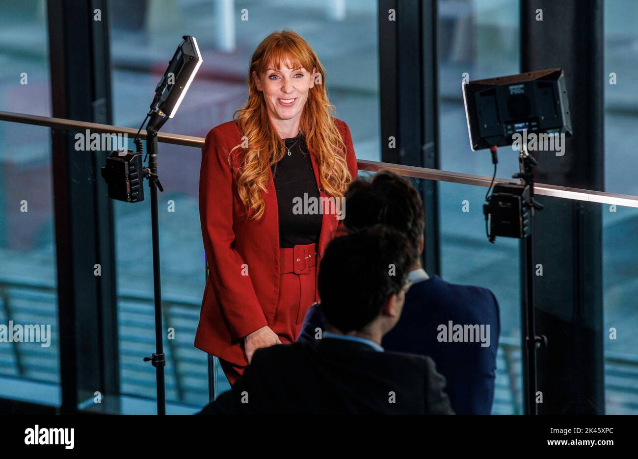 Deputy Labour Leader, Angela Rayner, is interviewed by Cathy Newman for ...