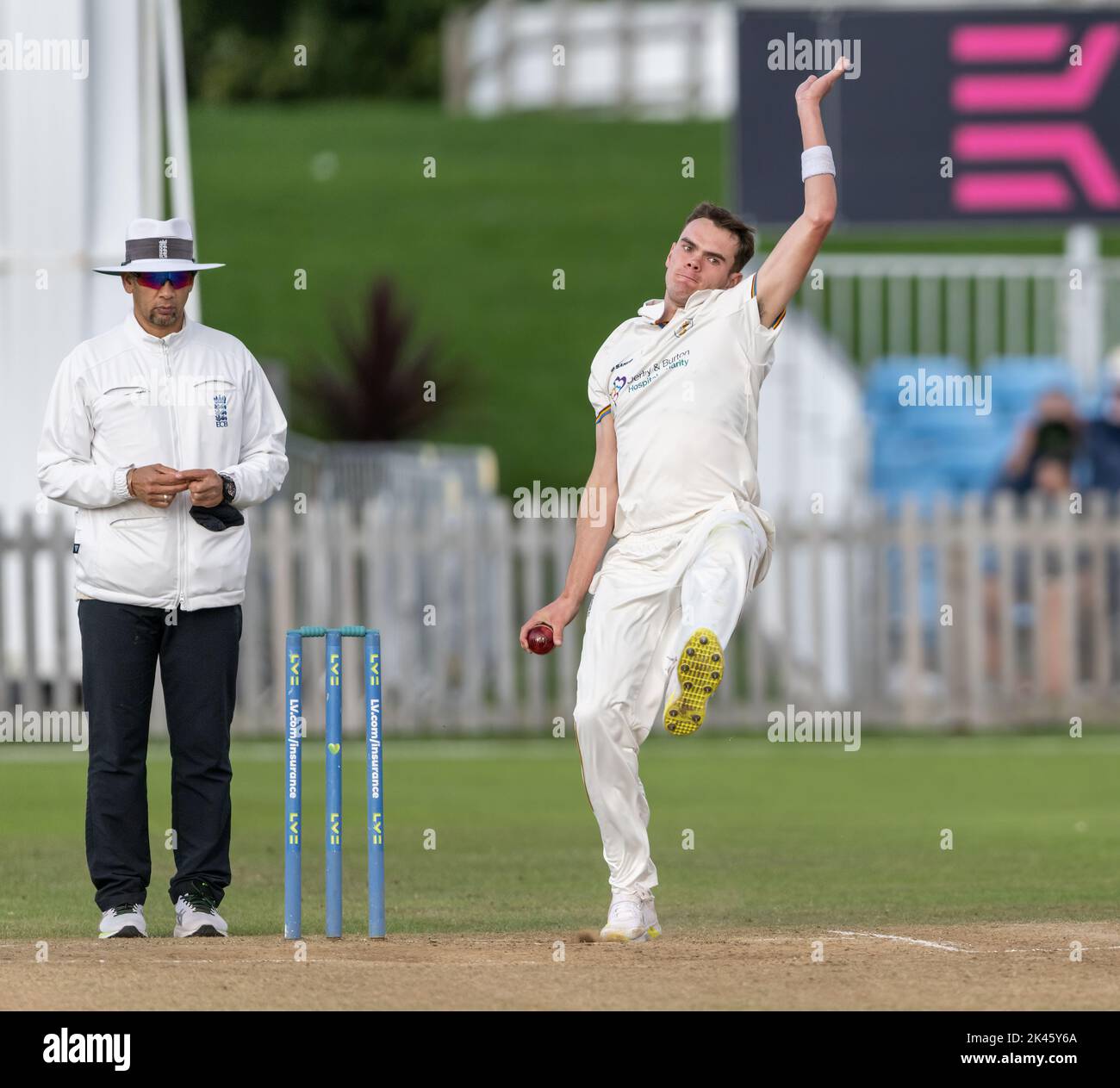 Derbyshires sam conners bowling hi-res stock photography and images - Alamy