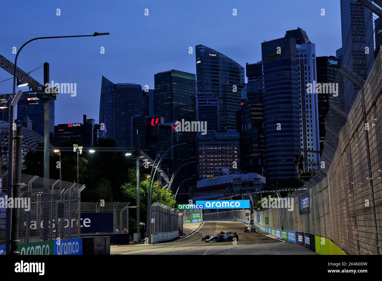 Singapore, 30/09/2022, Lewis Hamilton (GBR) Mercedes AMG F1 W13 ...
