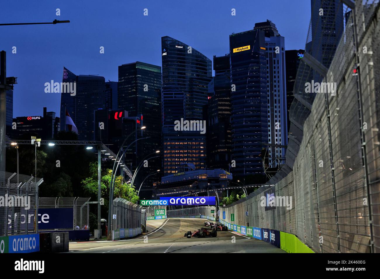 Singapore, 30/09/2022, Carlos Sainz Jr (ESP) Ferrari F1-75. Singapore ...