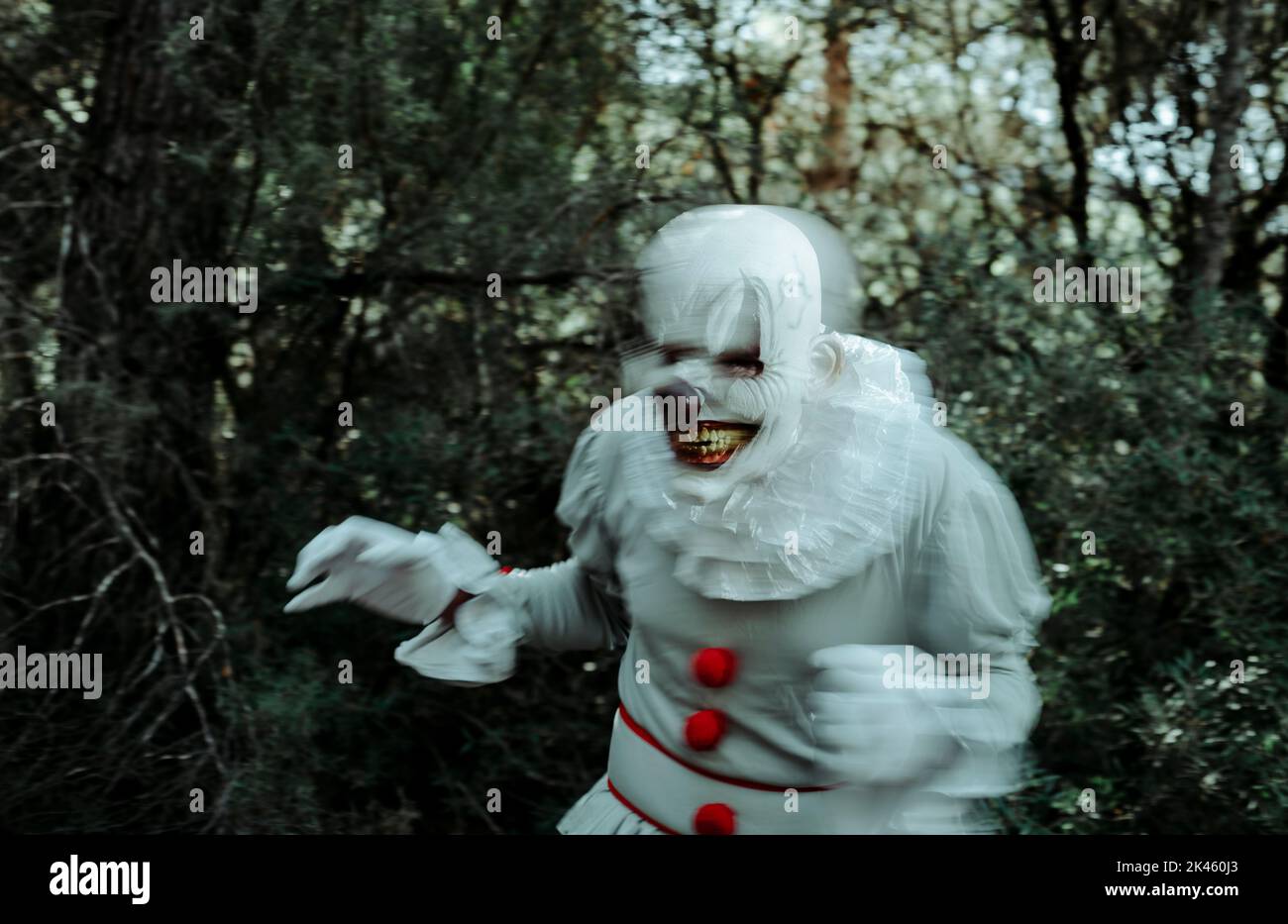Creepy clown walking hi-res stock photography and images - Alamy