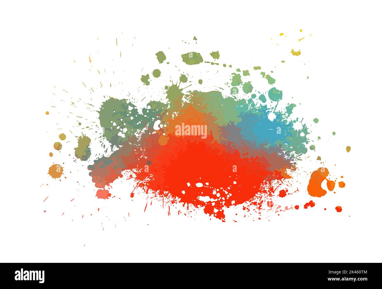 Multicolored blot object. Vector illustration Stock Vector Image & Art ...