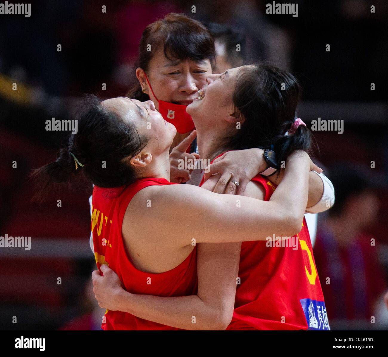 Sydney, Australia. 30th Sep, 2022. Players of China celebrate after ...