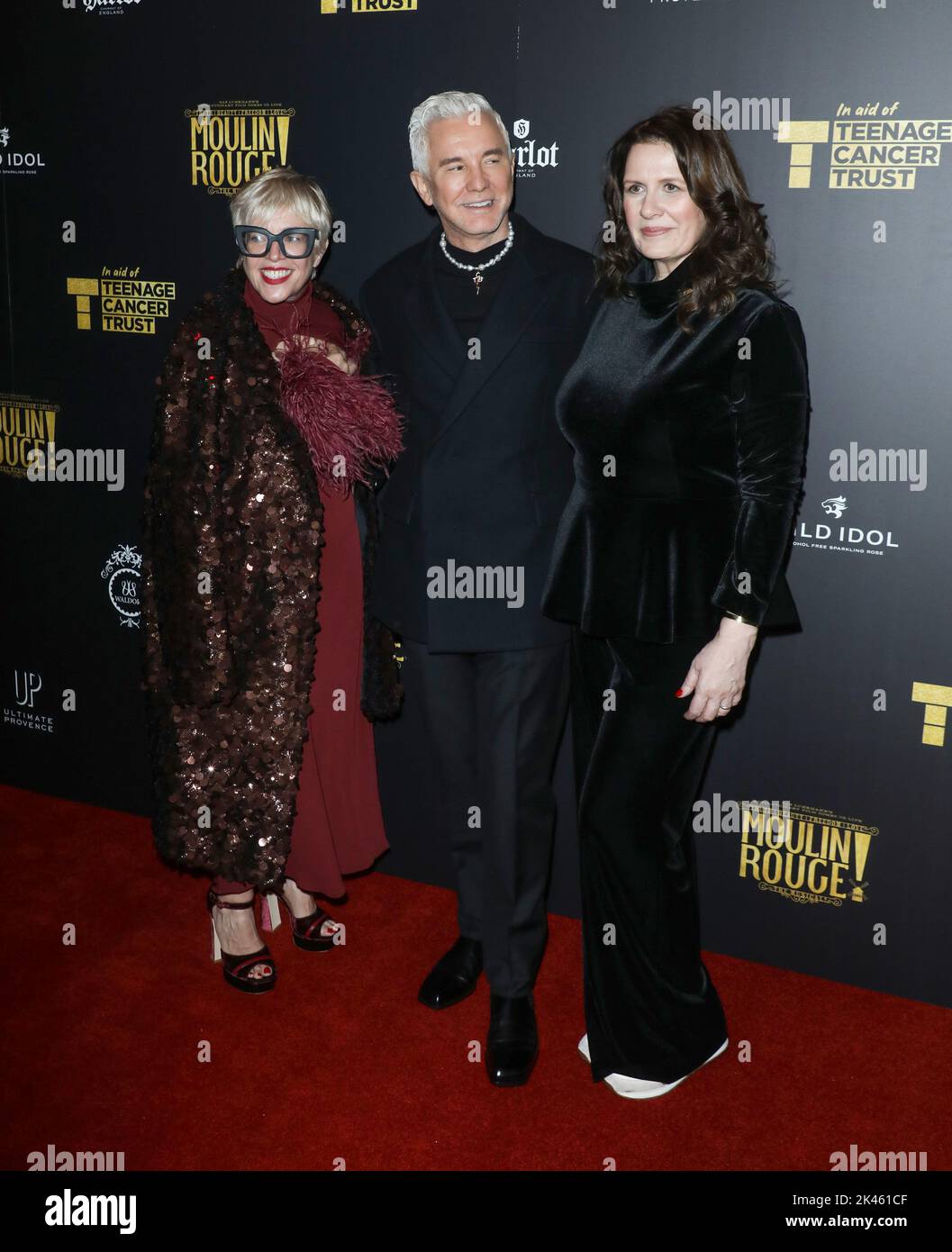 London, UK. 29th Sep, 2022. Baz Luhrmann (C), Catherine Martin (L) and ...