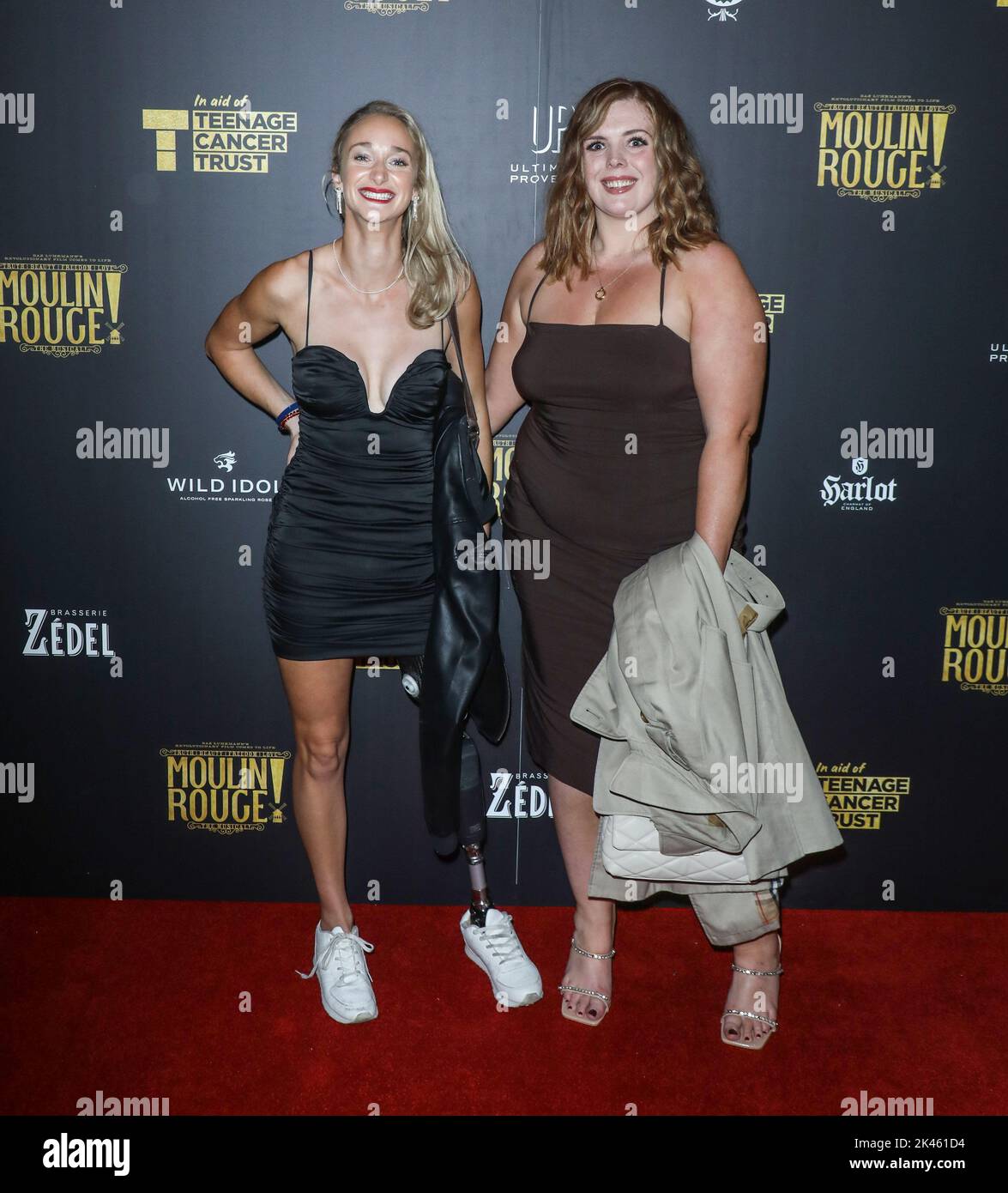 London, UK. 29th Sep, 2022. Amy Conroy (L) and a guest attend the gala ...