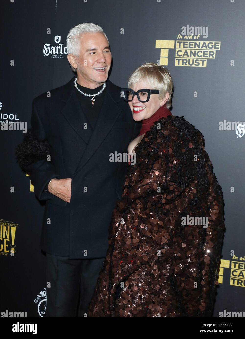 Baz Luhrmann and Catherine Martin seen attending the gala night for Moulin Rouge The Musical and ...