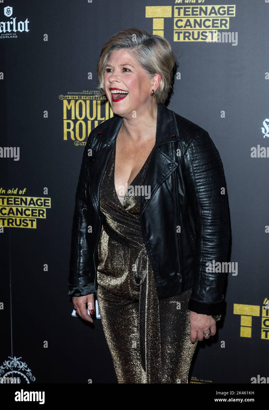 Emma B seen attending the gala night for Moulin Rouge The Musical and ...