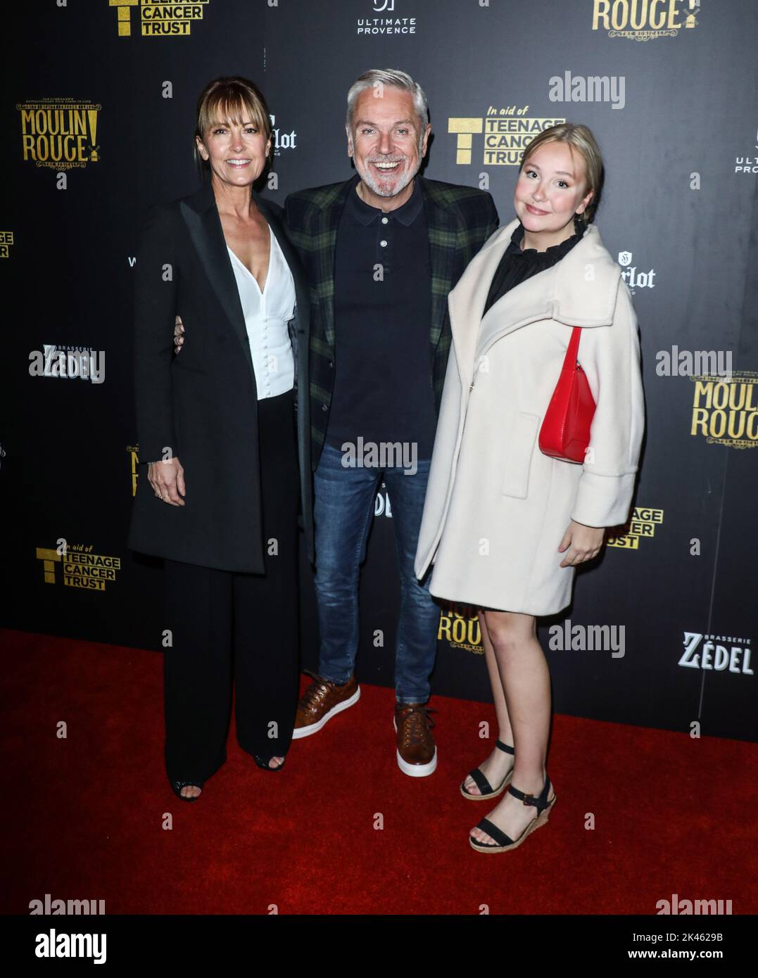 London, UK - 29 Sept 2022, Anne-Marie Conley, Brian Conley and Lucy ...