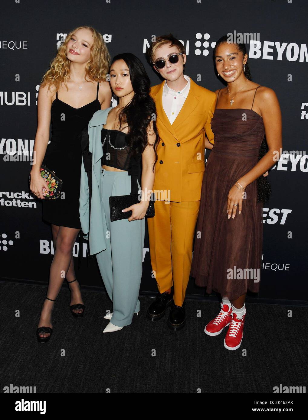 Santa Monica, Ca. 29th Sep, 2022. (L-R) Amiah Miller, Cathy Ang, Elsie ...