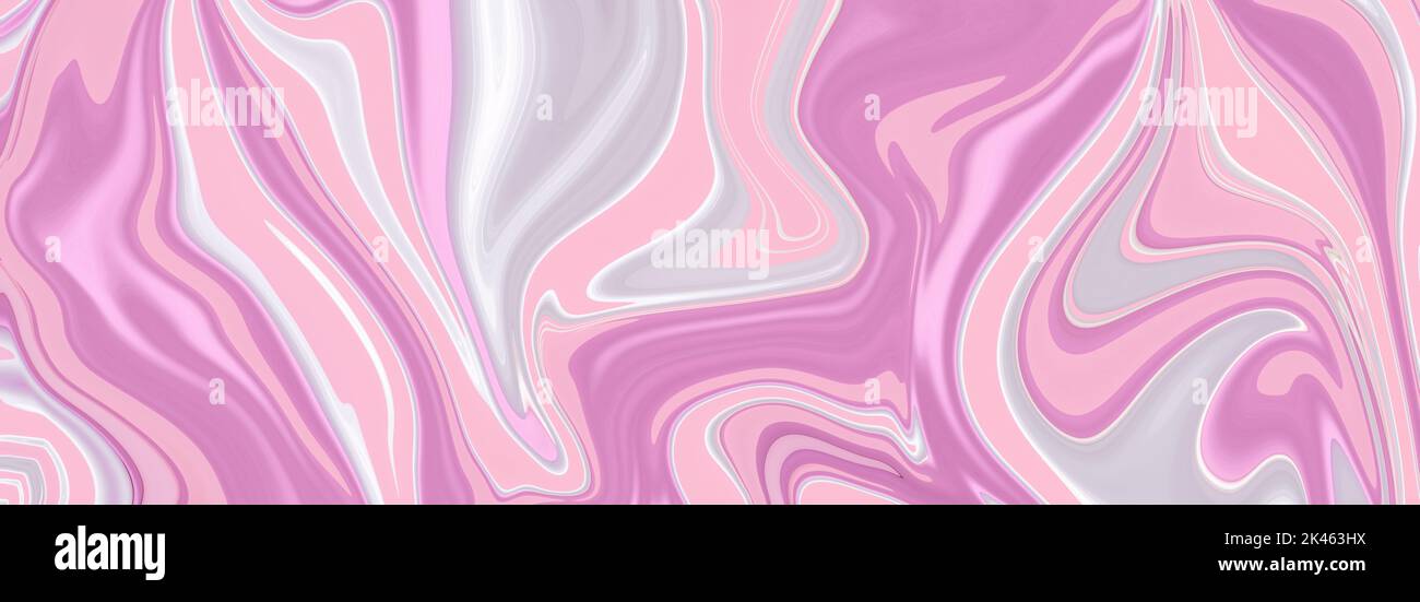 Abstract pastel pink background, soft painted texture. Wide banner ...