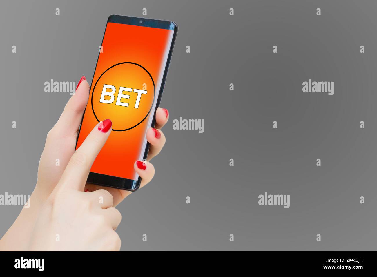 Online casino. A young woman makes bets in an online game. a woman ...