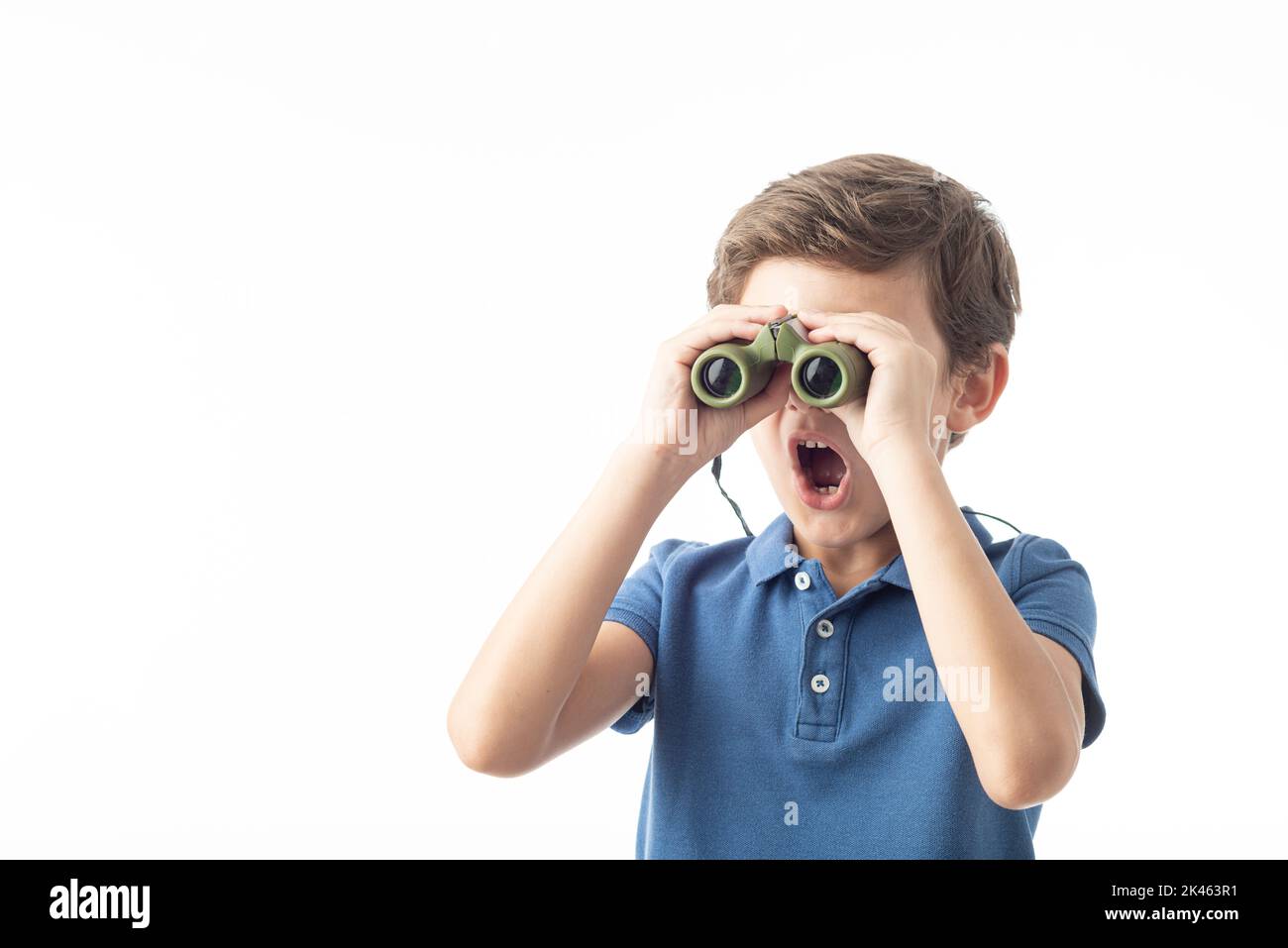 Child explorer surprised hi-res stock photography and images - Alamy