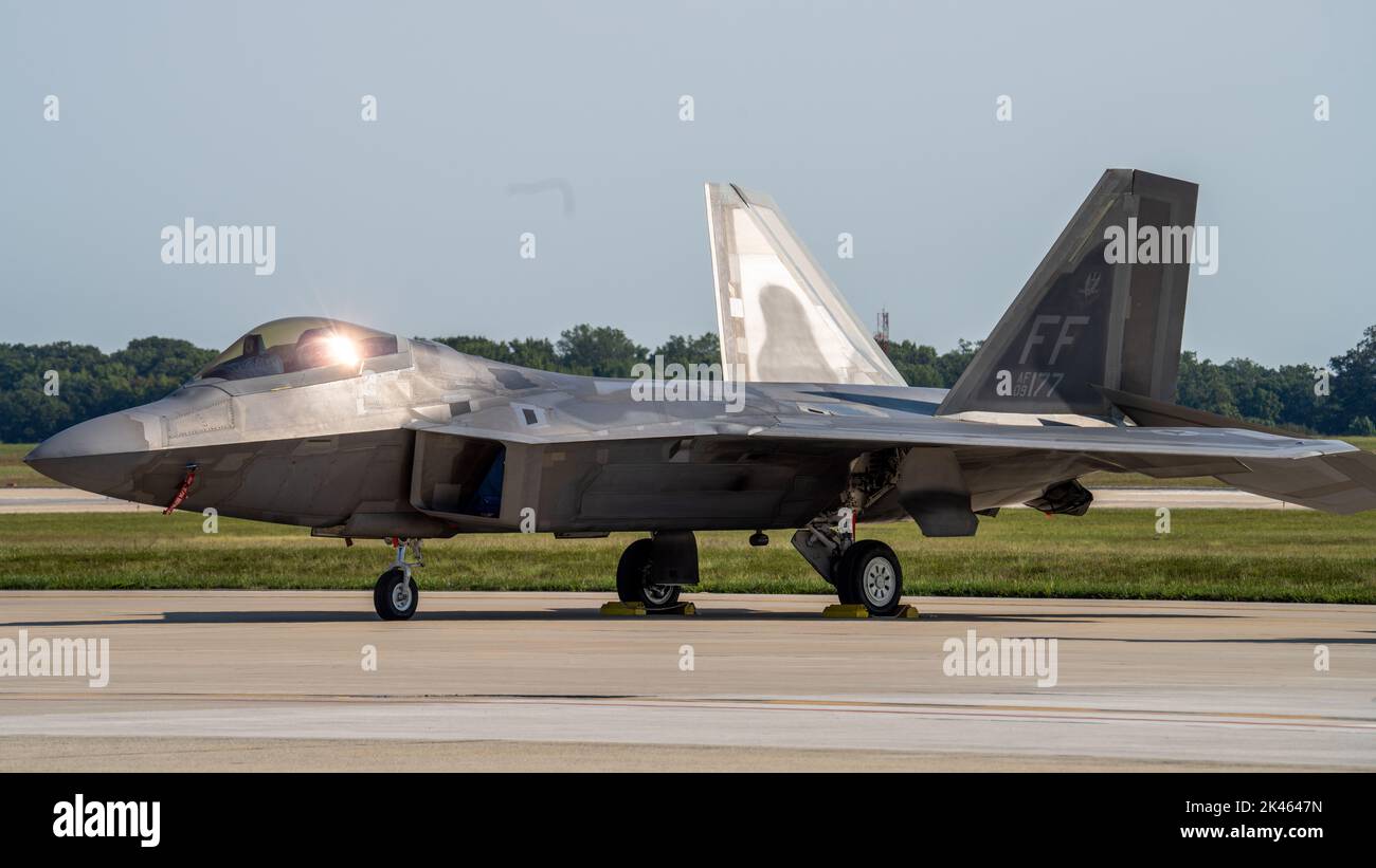 F-22 Raptor USAF Stock Photo - Alamy