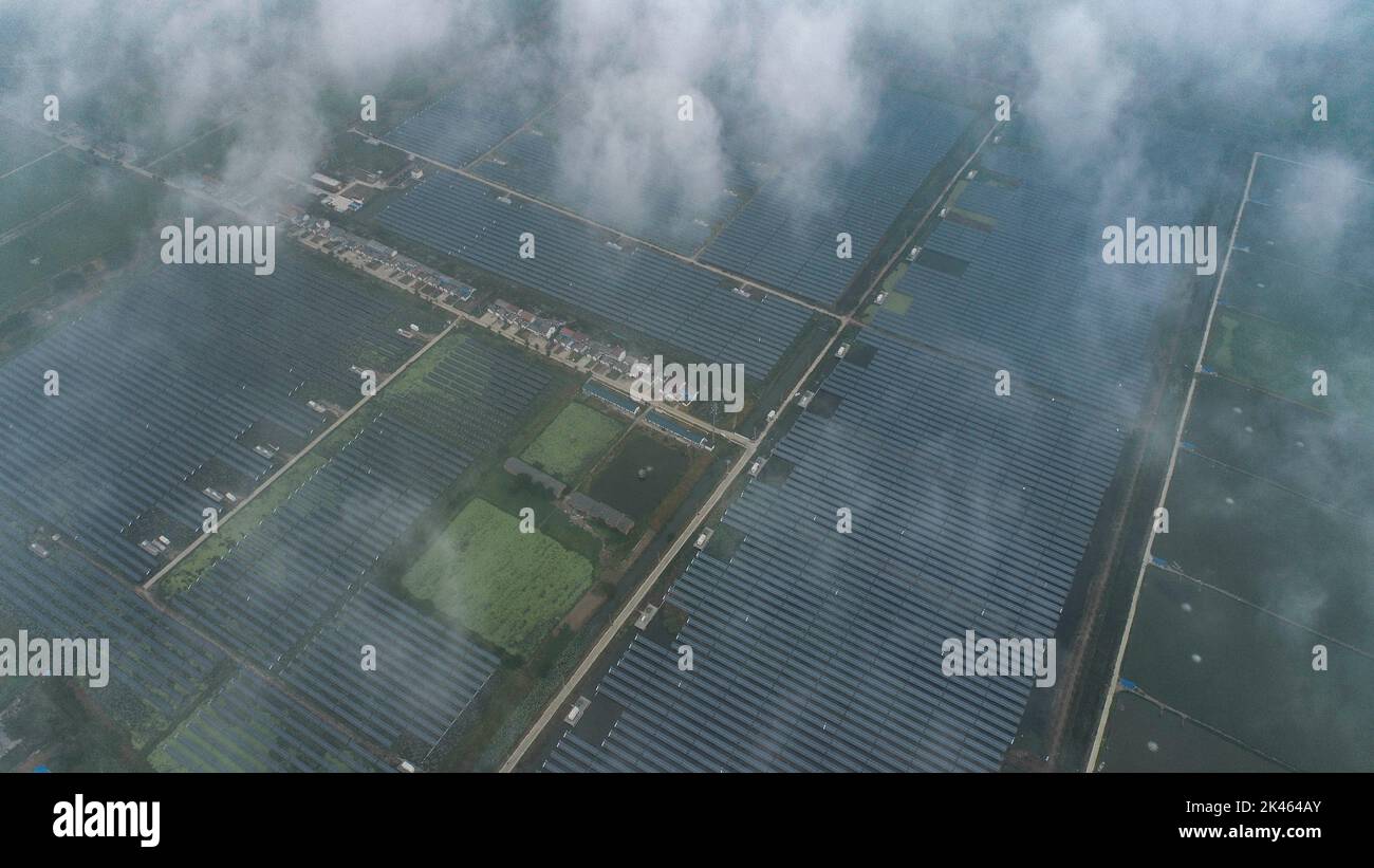 HUAI'AN, CHINA - SEPTEMBER 30, 2022 - An aerial photo shows a ...