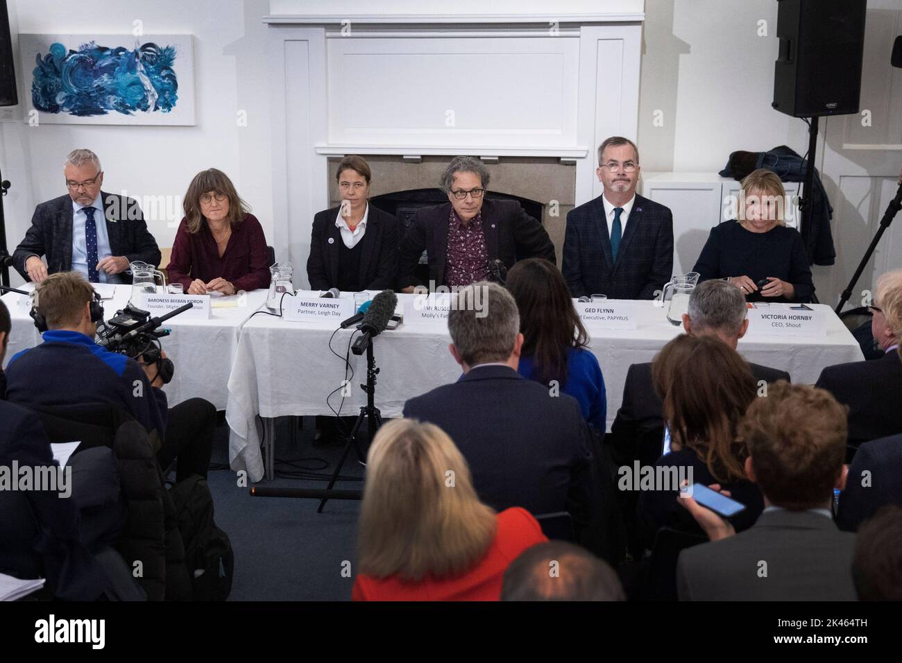 (left to right) Victoria Hornby, CEO of SHOUT, Ged Flynn, chief ...