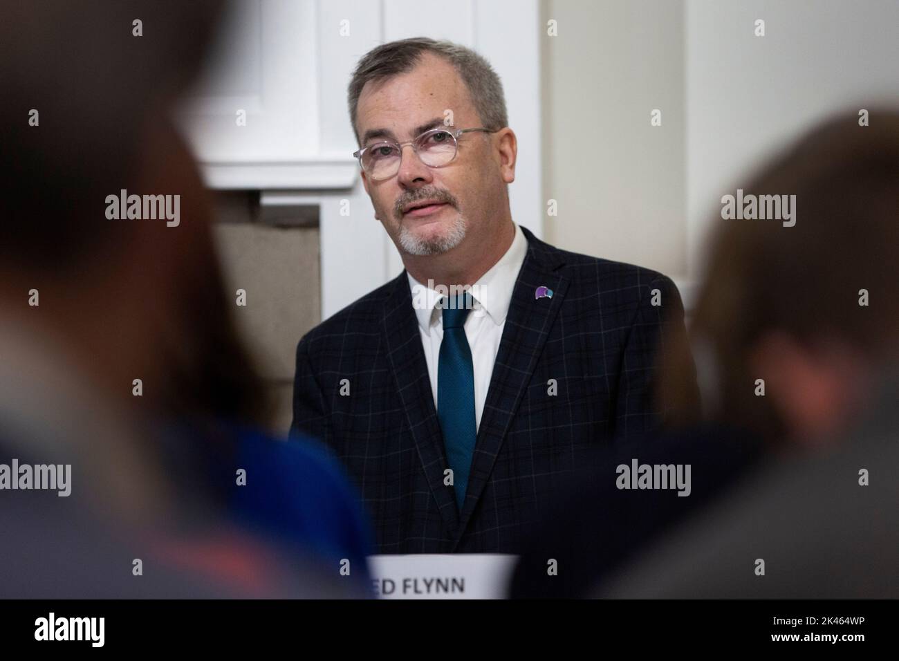 Ged Flynn, chief executive of PAPYRUS, during a press conference in ...