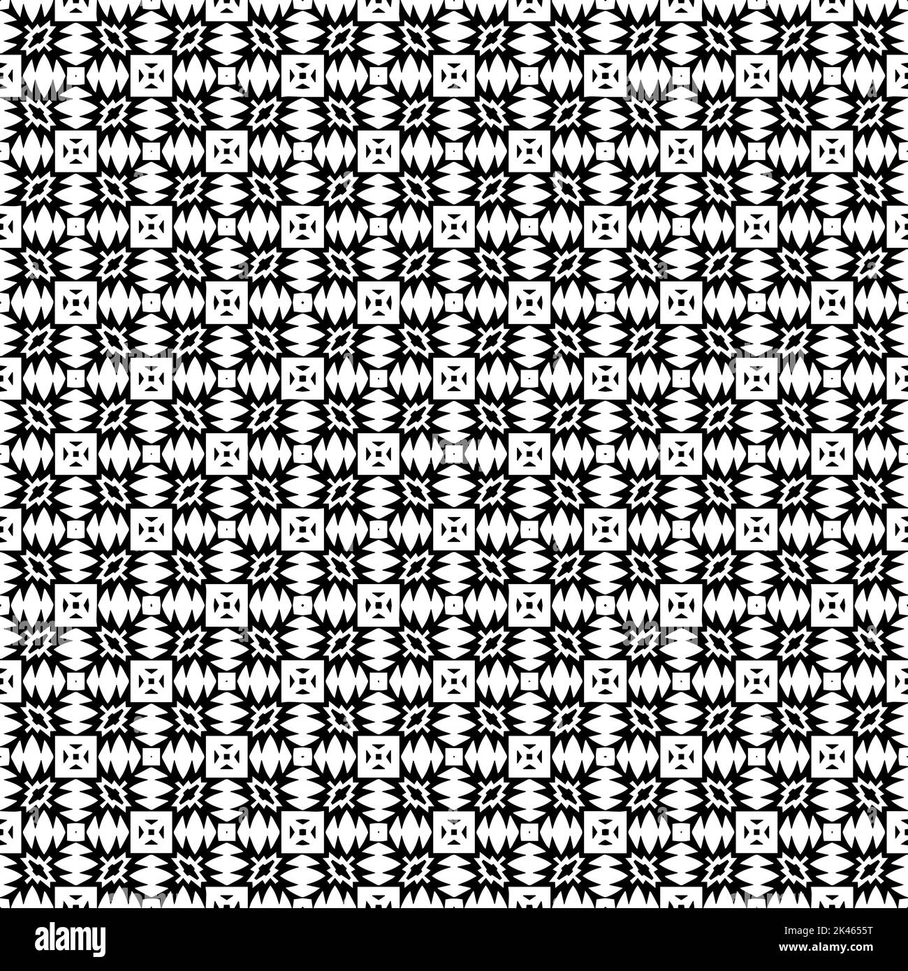 Black and white seamless abstract pattern. Background and backdrop ...