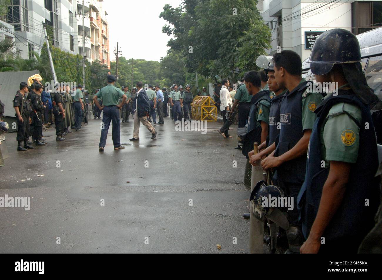 Dhaka, Bangladesh - July16, 2007: Former Prime Minister Sheikh Hasina's ...