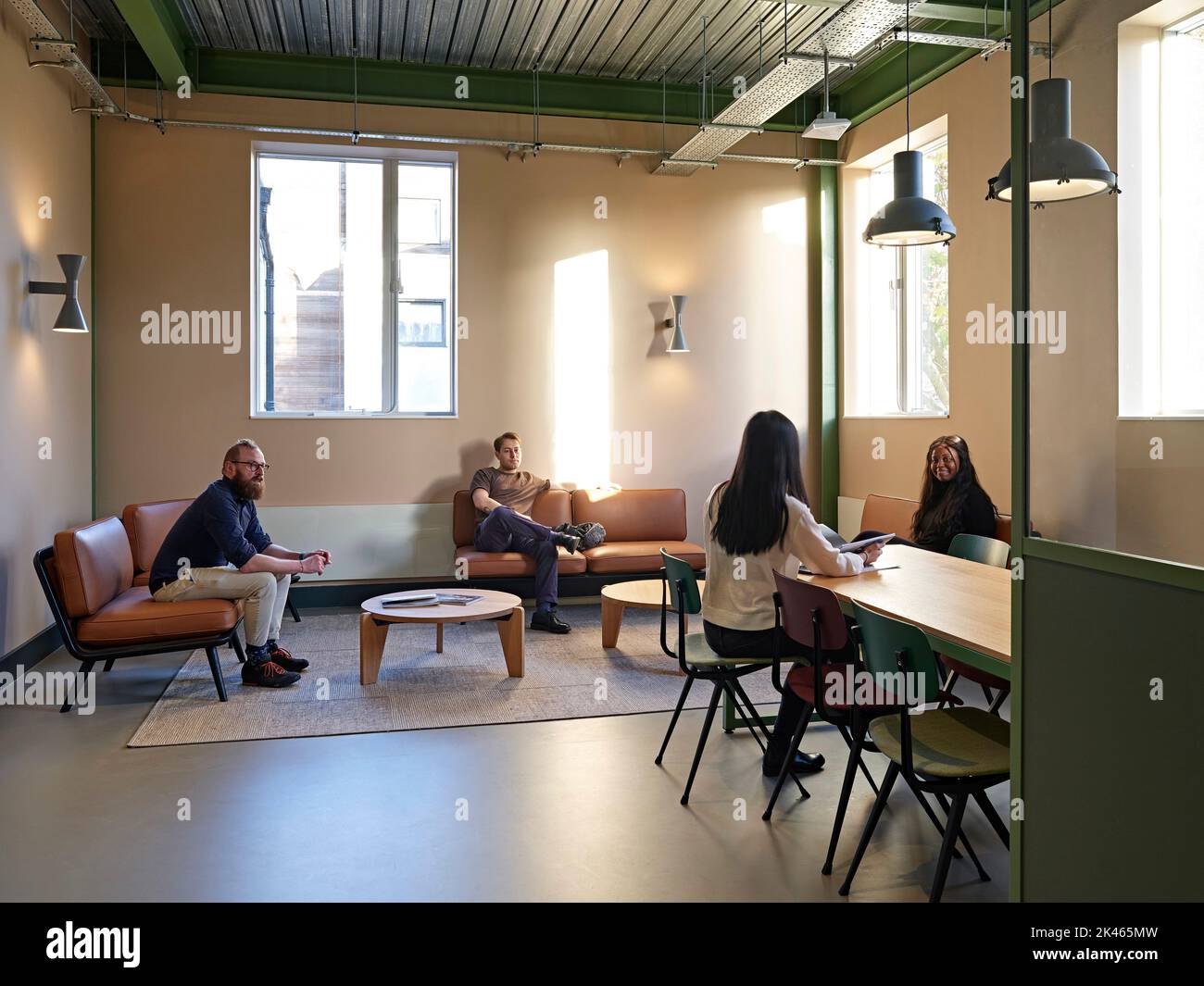 Lounge and breakout area. Pall Mall Deposit, London, United Kingdom ...